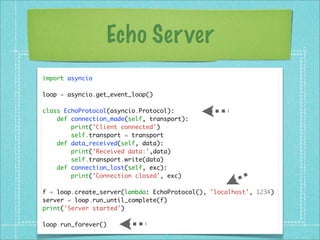 Introduction to asyncio | PDF