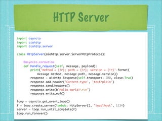 Introduction to asyncio | PDF