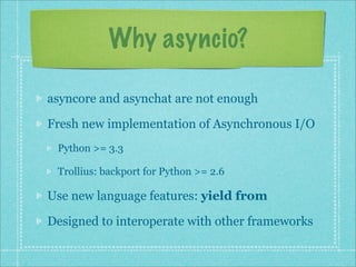 Introduction to asyncio | PDF