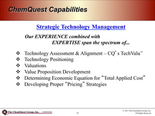Introduction to ChemQuest | PDF | Management Consulting Industry ...
