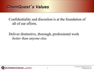 Introduction to ChemQuest | PDF | Management Consulting Industry ...