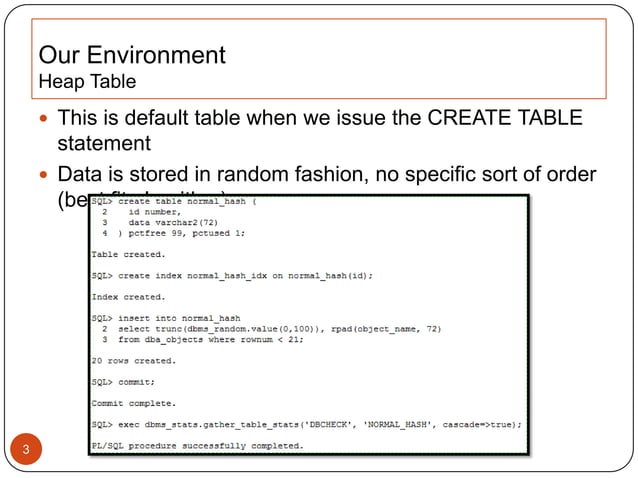 Introduction to oracle optimizer | PPTX