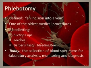 Introduction to Phlebotomy | PPT