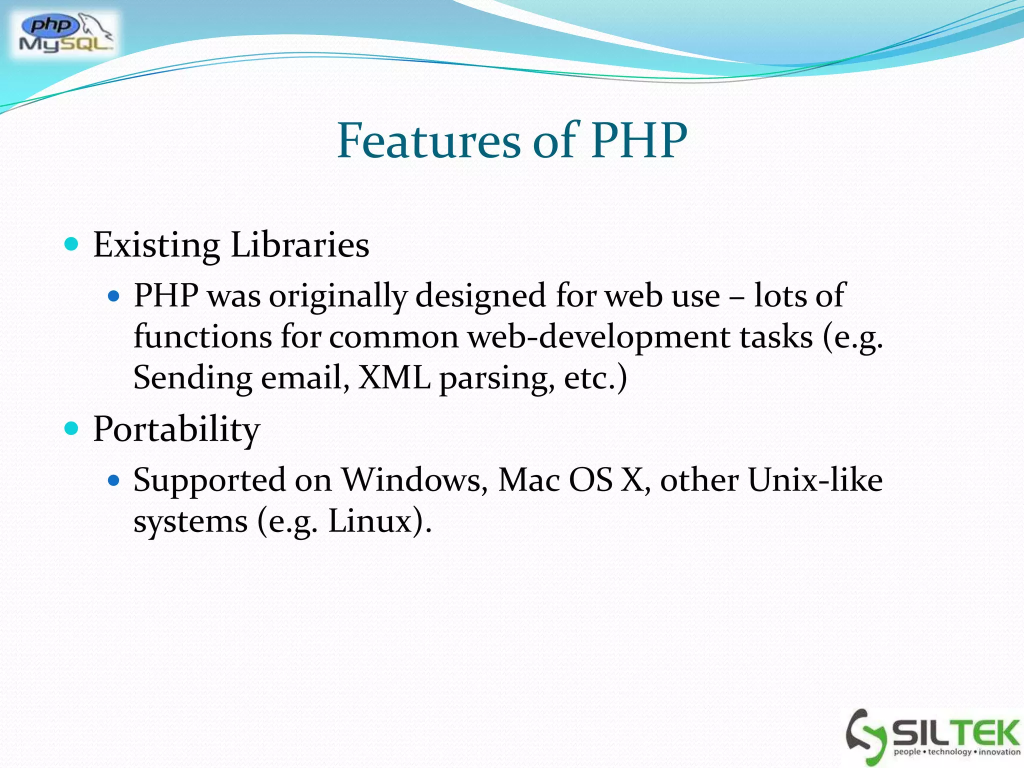 Introduction to php | PPTX