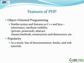 Introduction to php | PPTX