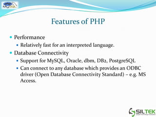 Introduction to php | PPTX