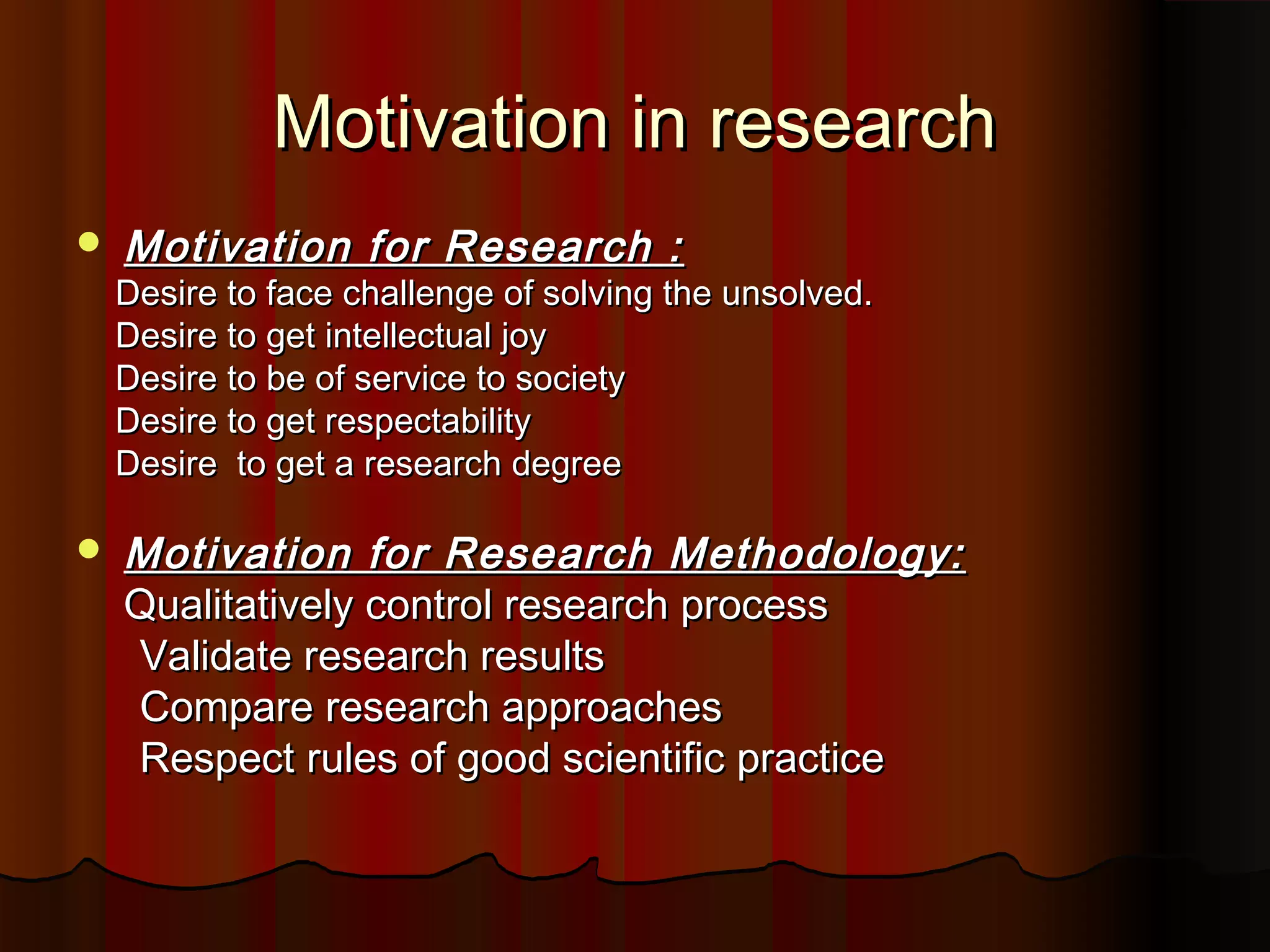 Introduction to research methodology | PPT