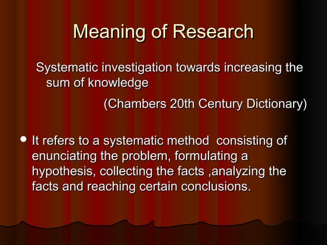 Introduction to research methodology | PPT