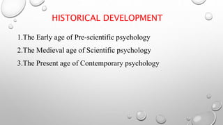Introduction to Psychology(History) | PPTX