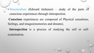 Introduction to Psychology(History) | PPTX | Science