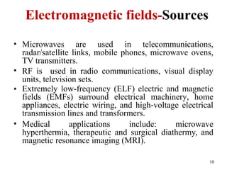 Effect of non-ionizing electromagnetic field | PPTX