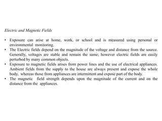 Effect of non-ionizing electromagnetic field | PPTX