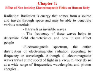 Effect of non-ionizing electromagnetic field | PPTX