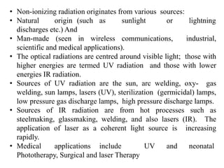 Effect of non-ionizing electromagnetic field | PPTX