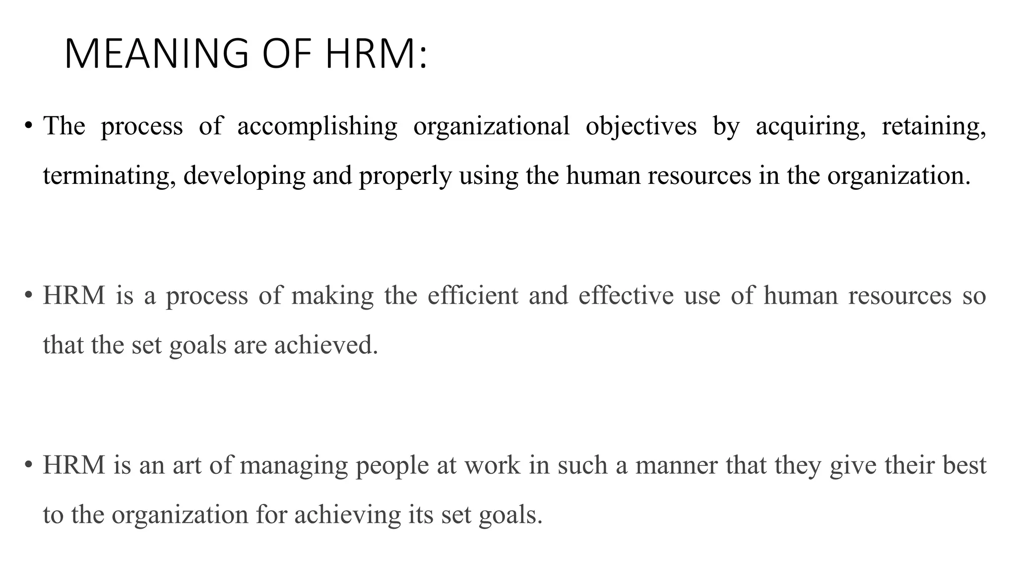 Introduction to human resources management | PPTX