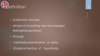 Introduction to research | PPT | Free Download