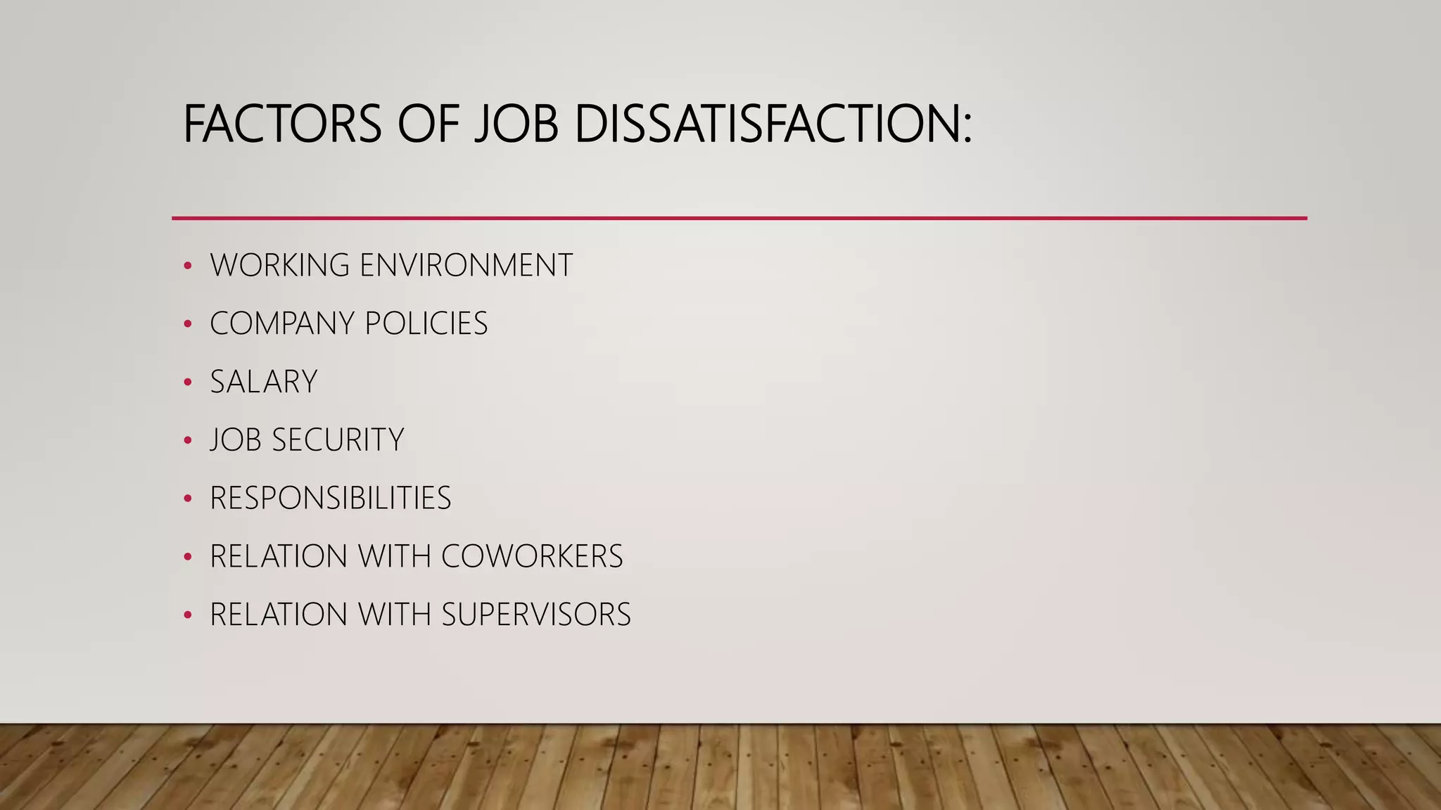 Impact of Job Satisfaction and Job Dissatisfaction on Employees ...