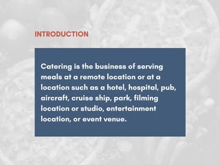 Catering Industry - Introduction and Overview | PDF
