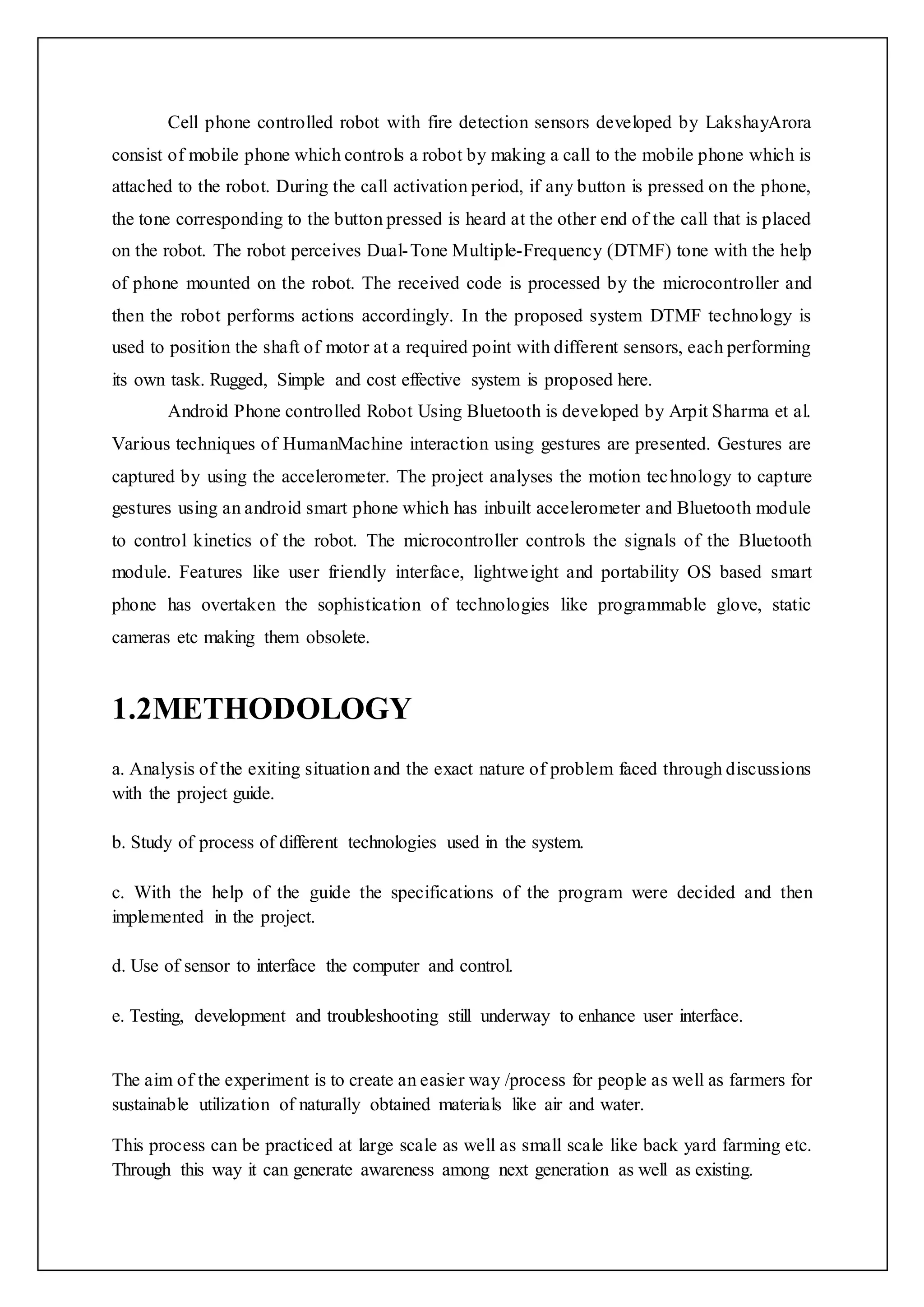 Fire fighting Robot | DOCX