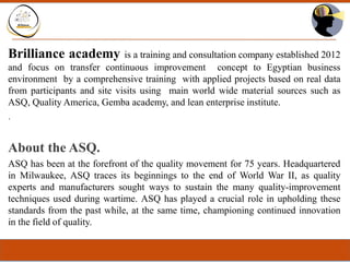 Six Sigma Black Belt Course outline and main components | PPT