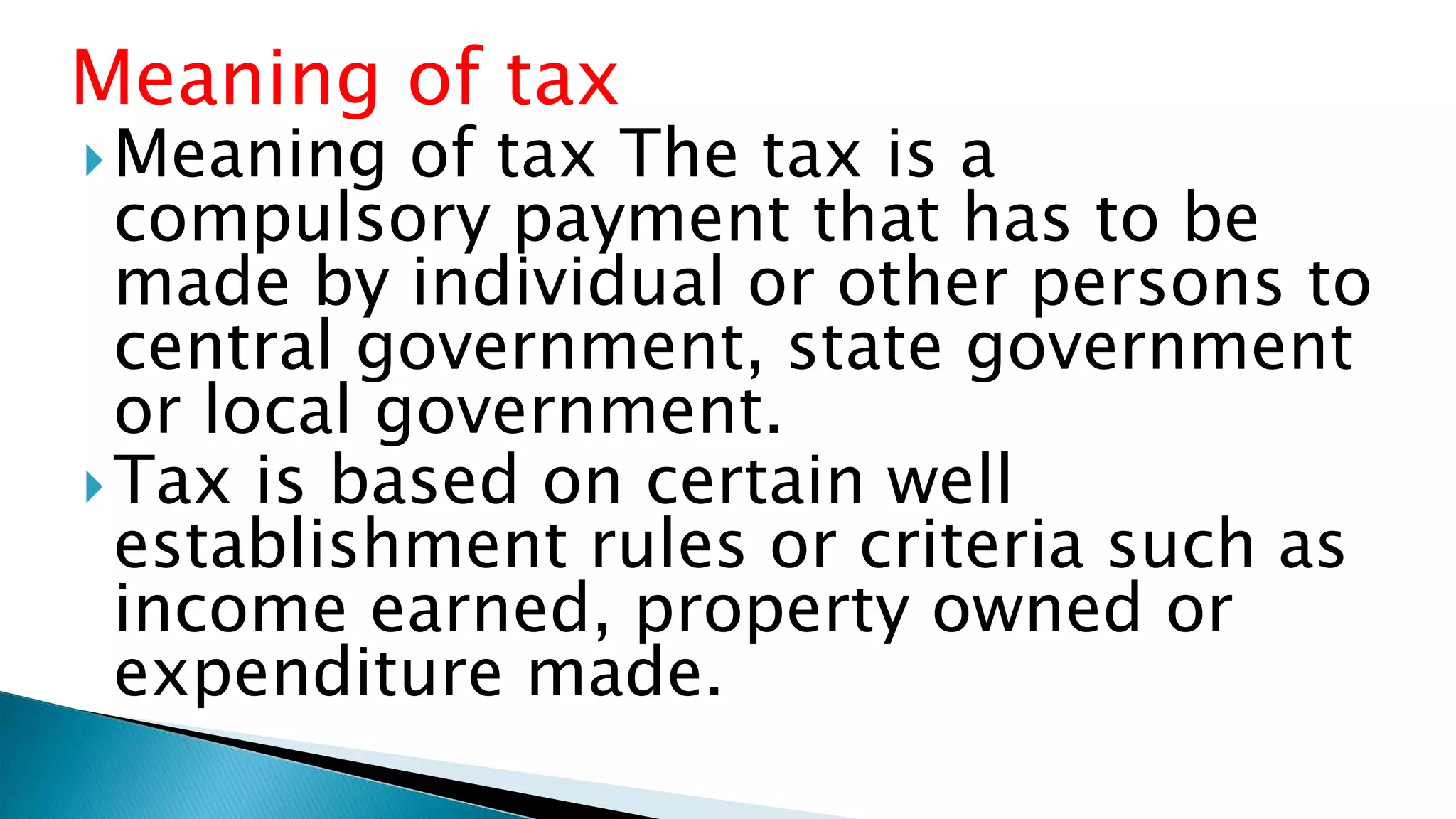 Iintroduction.to Income tax | PPTX