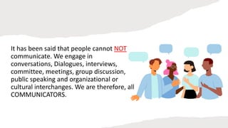 INTRODUCTION ORAL COMMUNICATION | PPTX