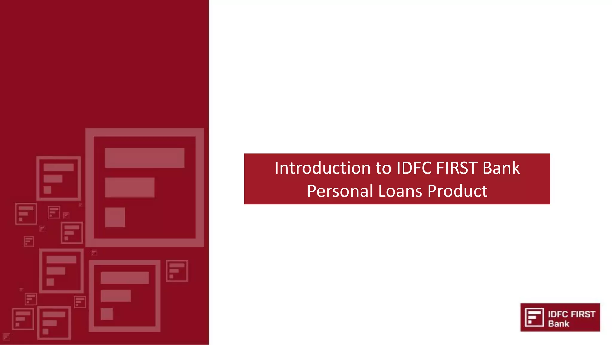 Introduction to idfc | PPT