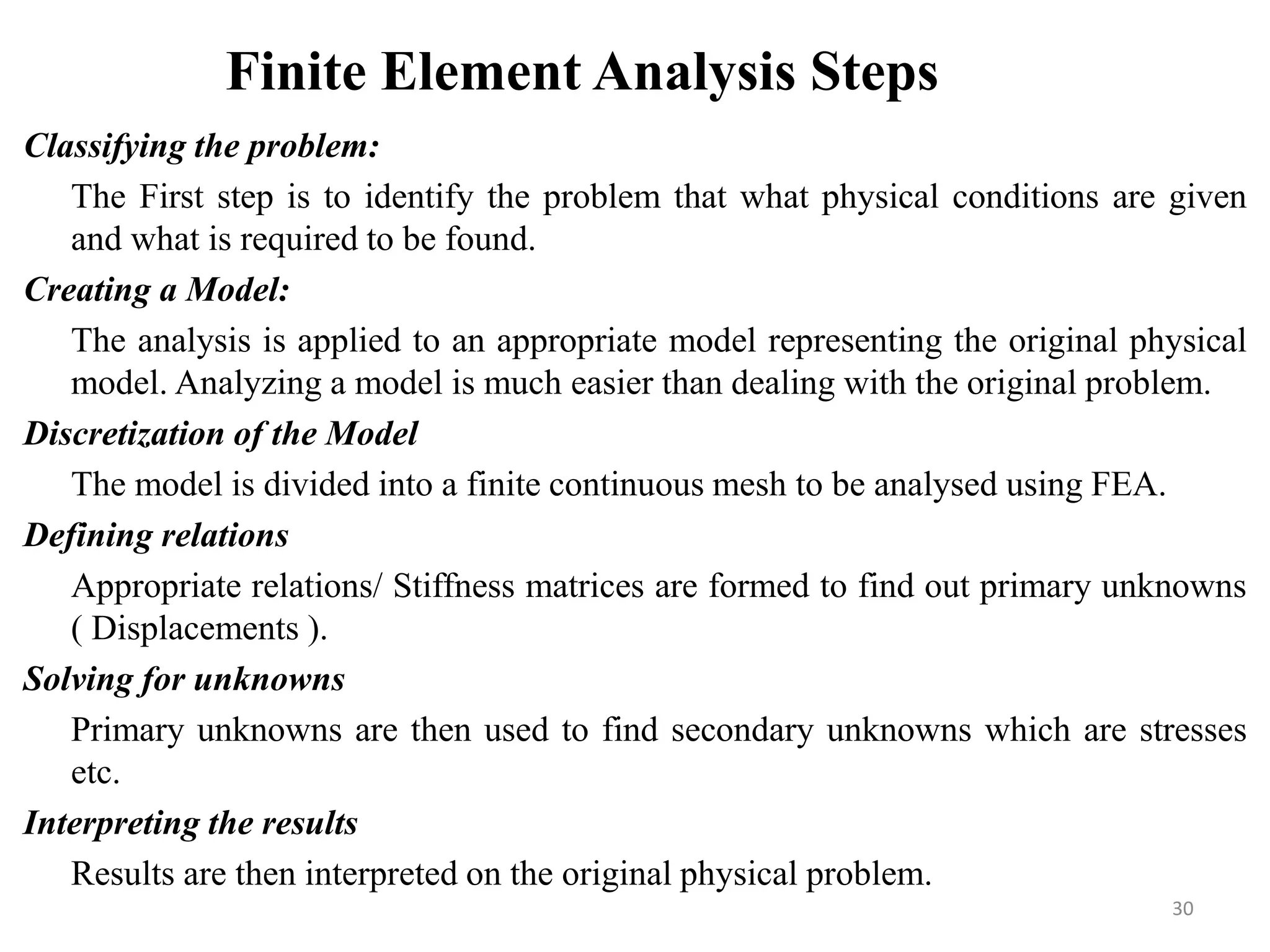 Introduction to finite element method | PPTX