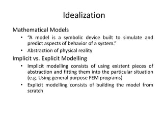 Introduction to finite element method | PPTX | Physics | Science