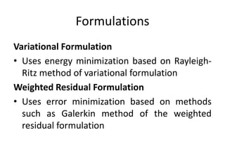Introduction to finite element method | PPT