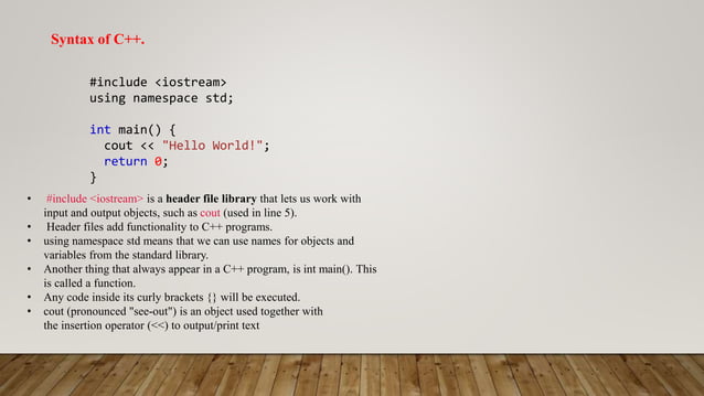 introduction to C++.pptx | Free Download