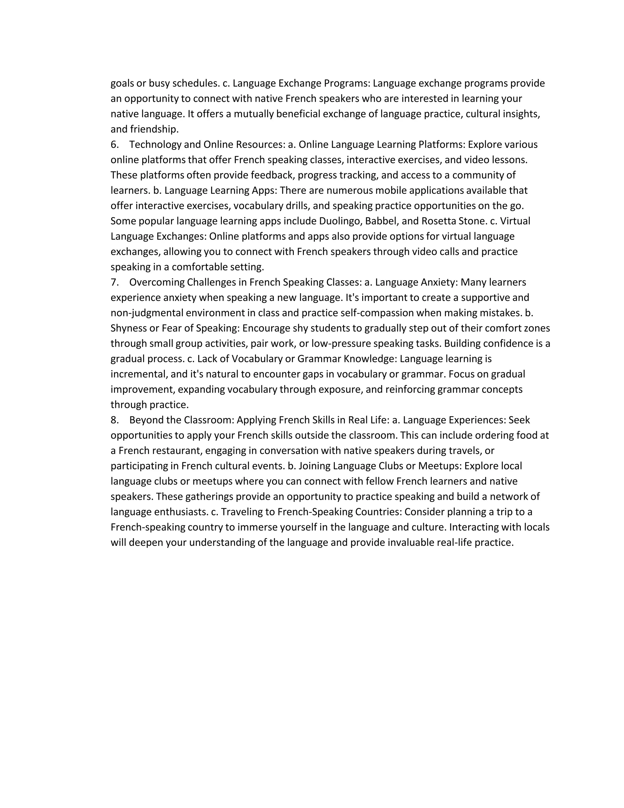 Mastering French: A Journey through French Speaking Classes.ppt