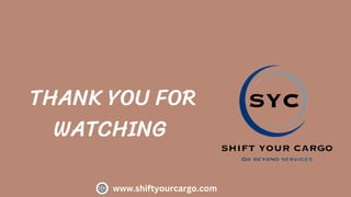 SHIFT YOUR CARGO | PDF