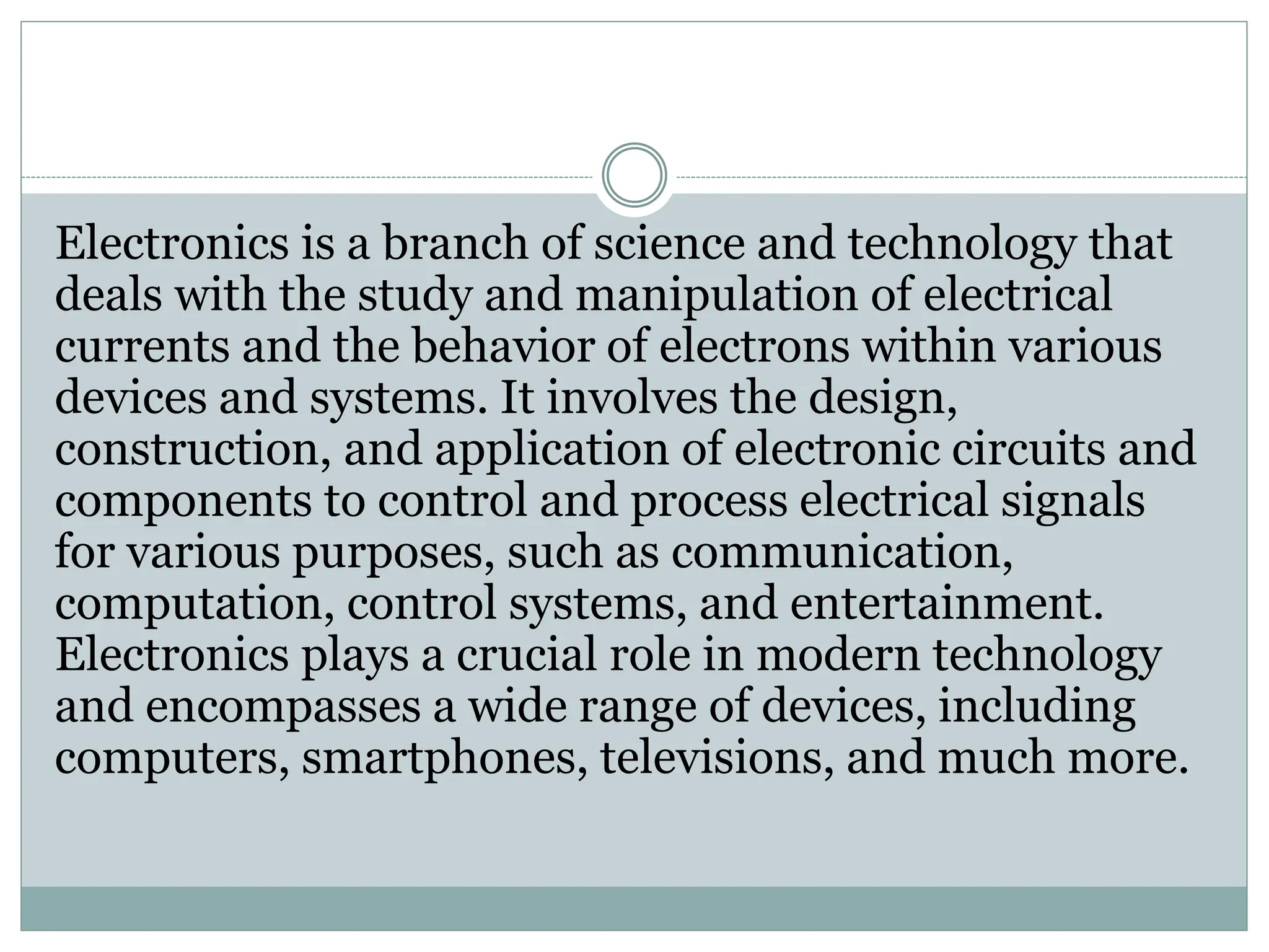 INTRODUCTION to electronics devices,very helpful | PPTX