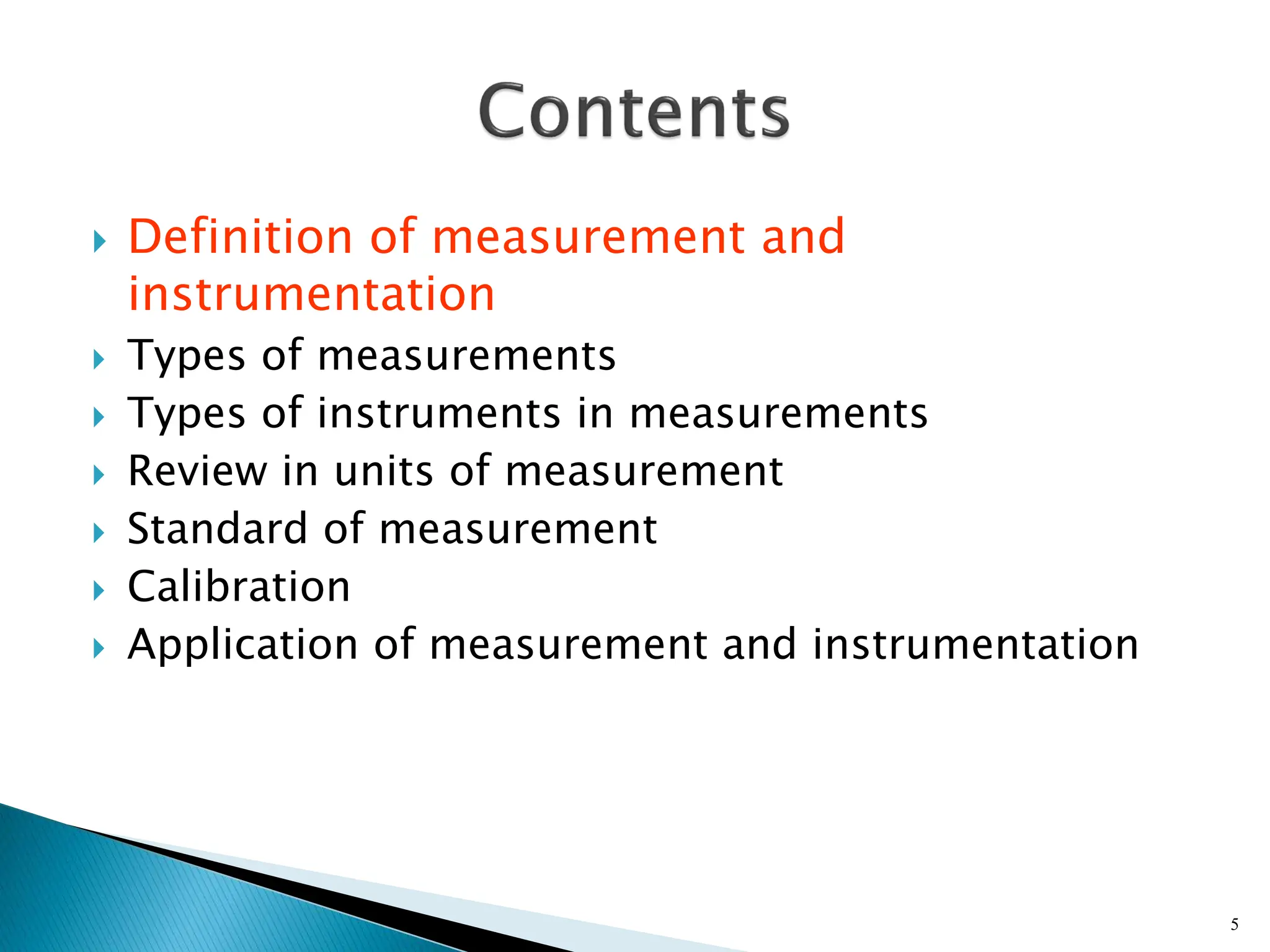 EMI Introduction types of measurements static dynamic | PPT