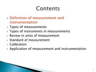 EMI Introduction types of measurements static dynamic | PPT