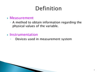 EMI Introduction types of measurements static dynamic | PPT