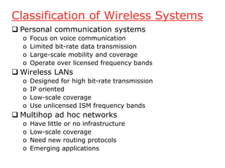 Wireless Networks : types, usage and evolution | PPT