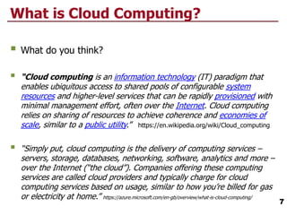 Introduction to cloud Cambridge University.ppt