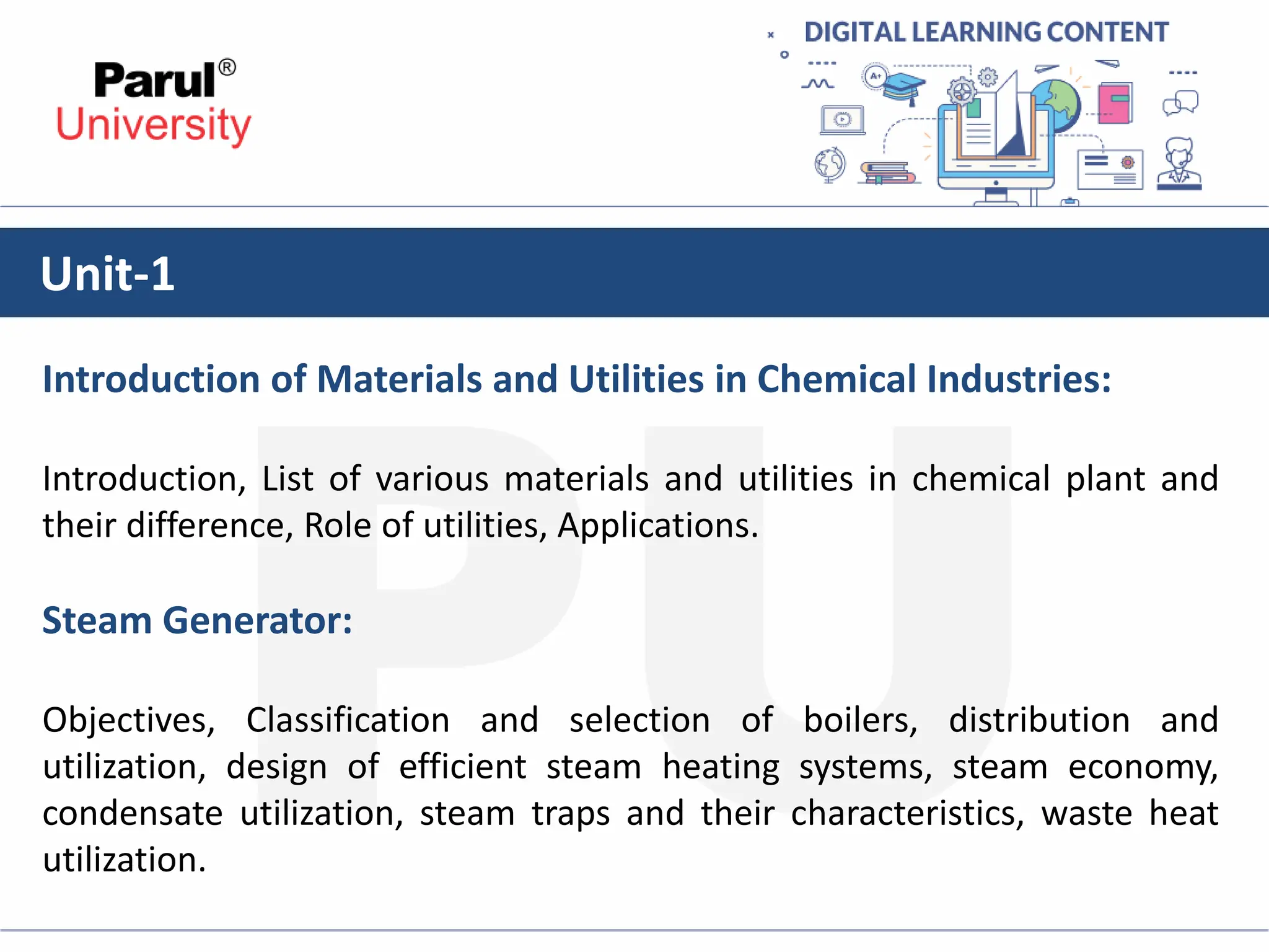 Introduction of material utilities in chemical industries | PPTX