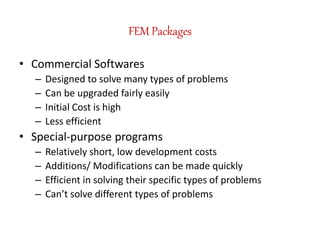 Introduction of finite element analysis1 | PPTX | Physics | Science
