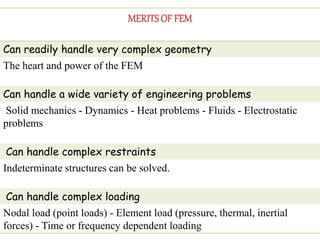 Introduction of finite element analysis1 | PPTX