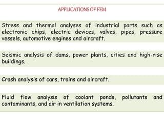 Introduction of finite element analysis1 | PPTX | Physics | Science