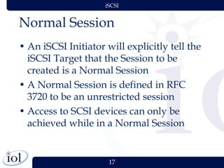 UNH InterOperability Lab - iSCSI Introduction | PPT