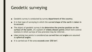 Introduction of Surveying and levelling. | PPTX