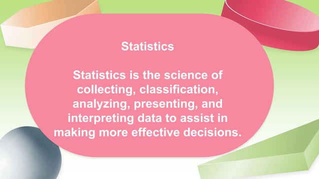 Biostatistics research type of statics and examples | PPT