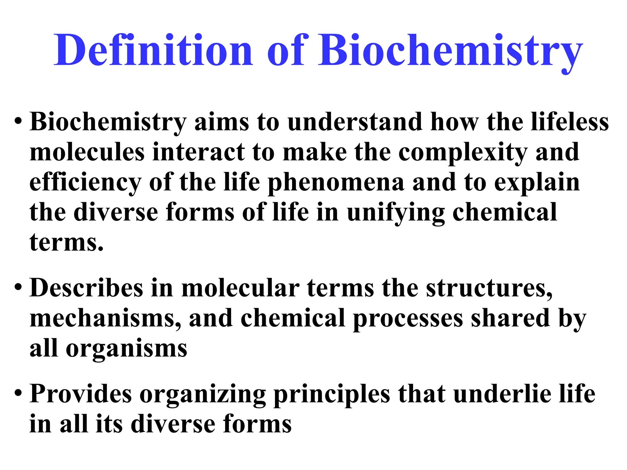 Brief Introduction to Biochemistry .pptx