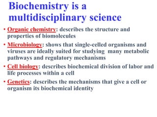 Brief Introduction to Biochemistry .pptx