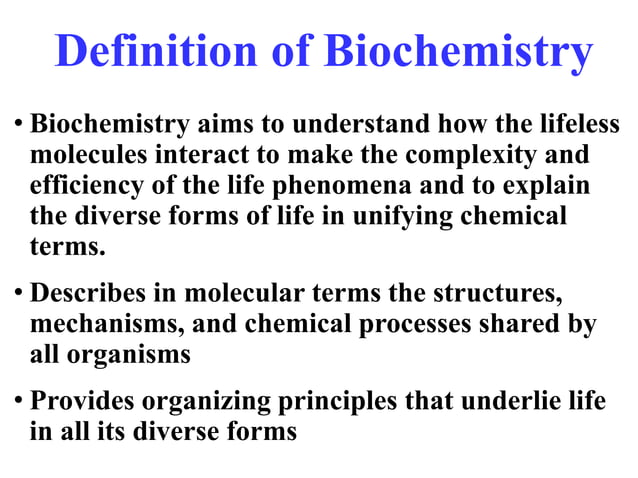 Brief Introduction to Biochemistry .pptx