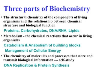 Brief Introduction to Biochemistry .pptx